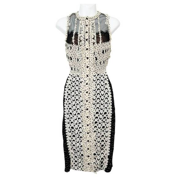 Byron Lars | Dresses | New Byron Lars Laser Cut Pencil Dress In ...